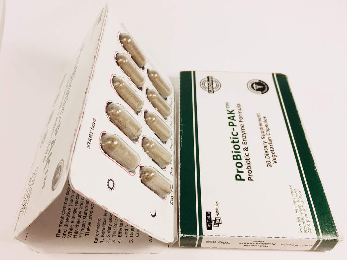ProBiotic Enzyme PACK Tri-fold Card 10 Capsules – Probiotic Pack