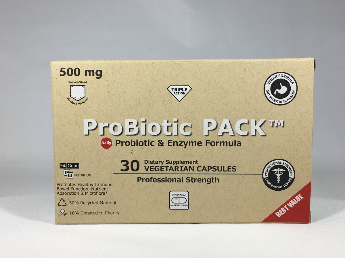 ProBiotic Enzyme Pack 30 Vegetarian Capsules – Probiotic Pack